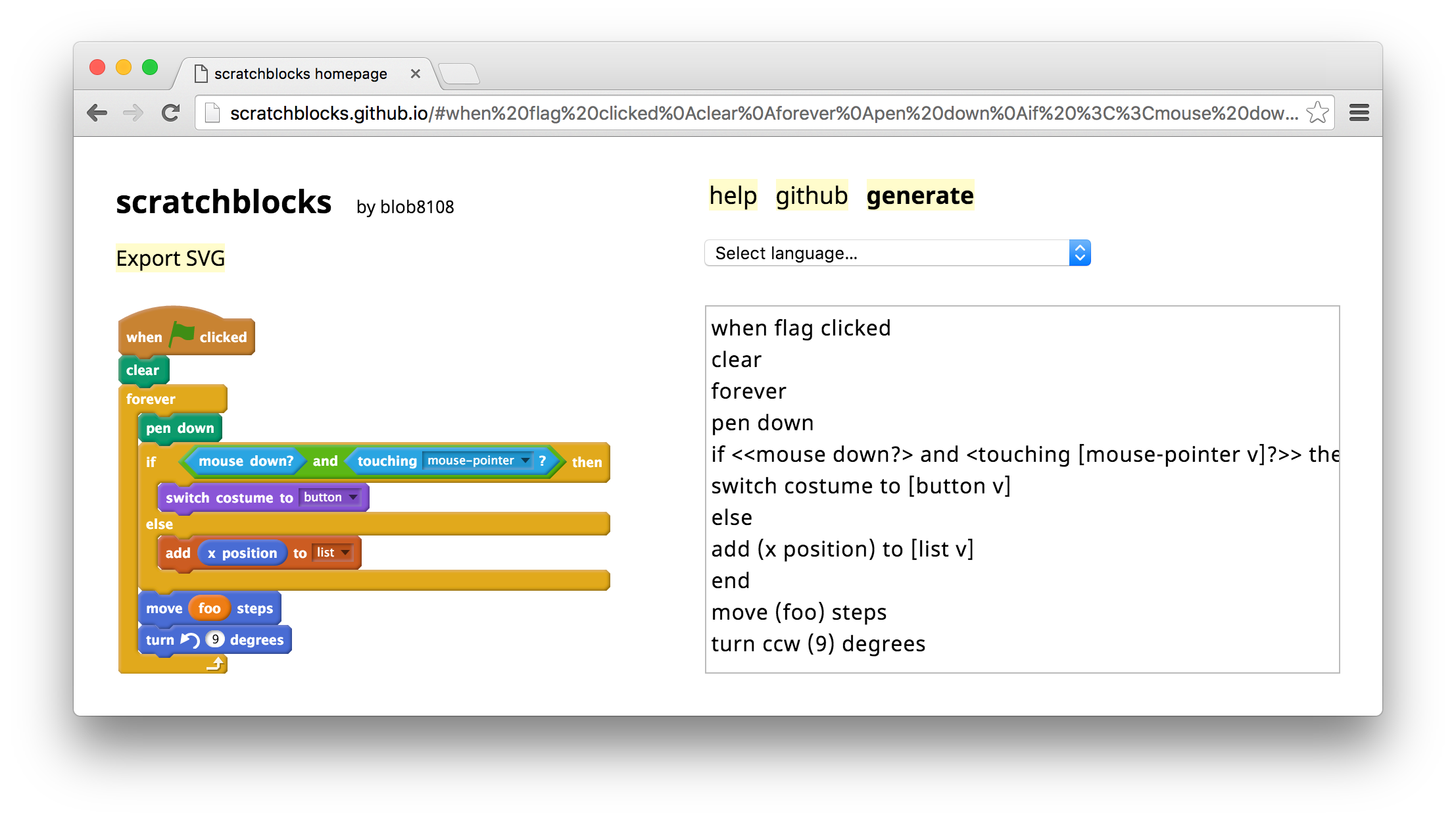 Github S3blockss3blocks Make Pictures Of Scratch Blocks From Text